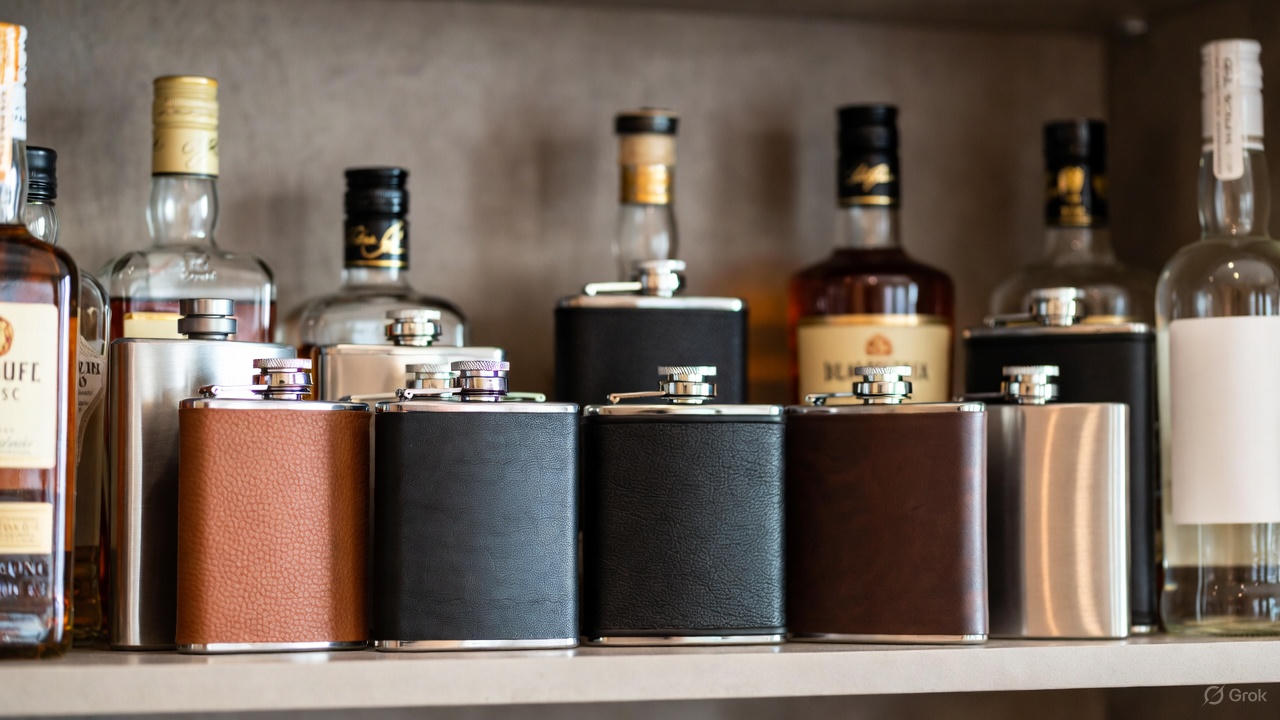 Alcohol flask: What volume should you choose depending on your needs?